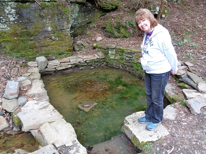 One visitor's moment of discovery at the namesake springs, where mineral-rich waters have bubbled up since long before selfies existed.