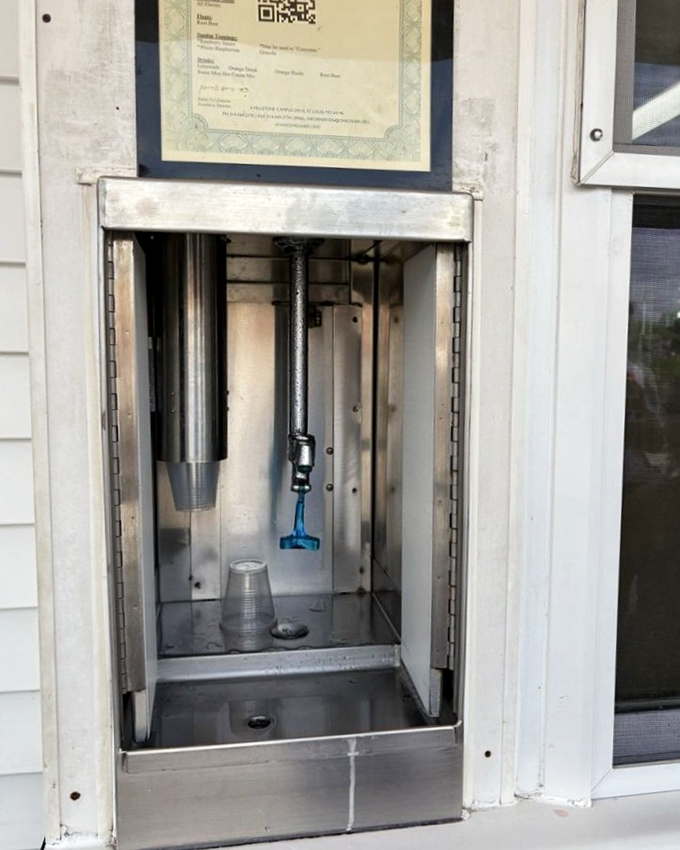 The dispenser that launched a thousand smiles. This unassuming machine is responsible for more St. Louis happiness than the Cardinals' last World Series win.