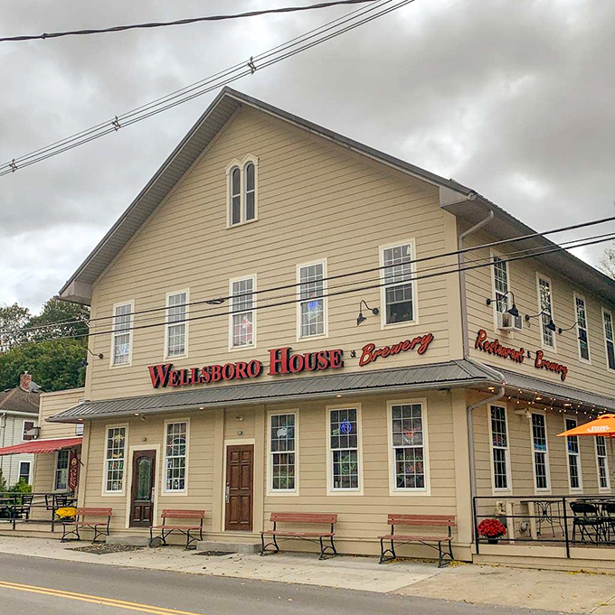 At Wellsboro House Brewery, craft beer enthusiasts can sample local brews in a historic building that's seen more than its share of toasts.