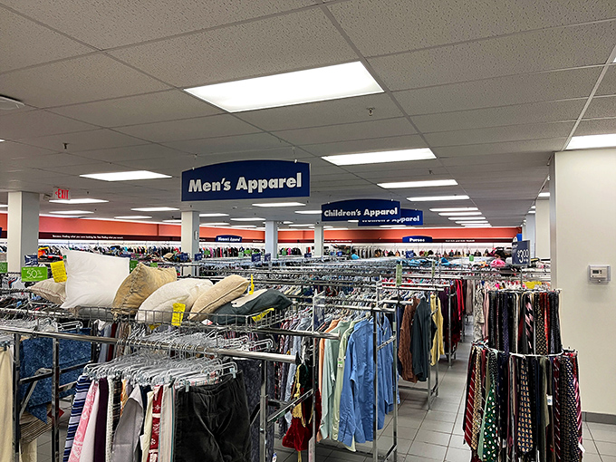 The men's apparel dreams into affordable reality with an ever-changing inventory that makes entertaining on a budget entirely possible.