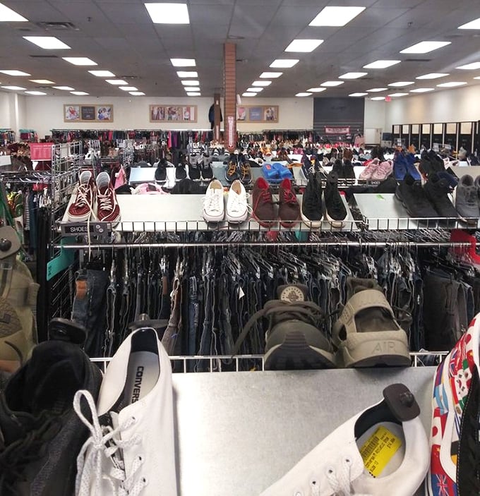 A bird's eye view of organized chaos. The thrill of the hunt is half the fun&mdash;the savings are just the victory lap.