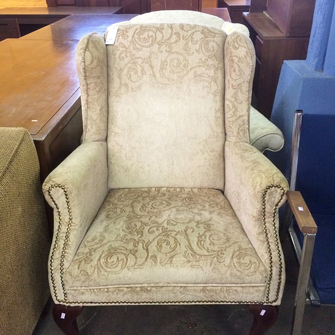 That wingback chair isn't just seating&mdash;it's a throne for your living room, complete with royal comfort and timeless style.