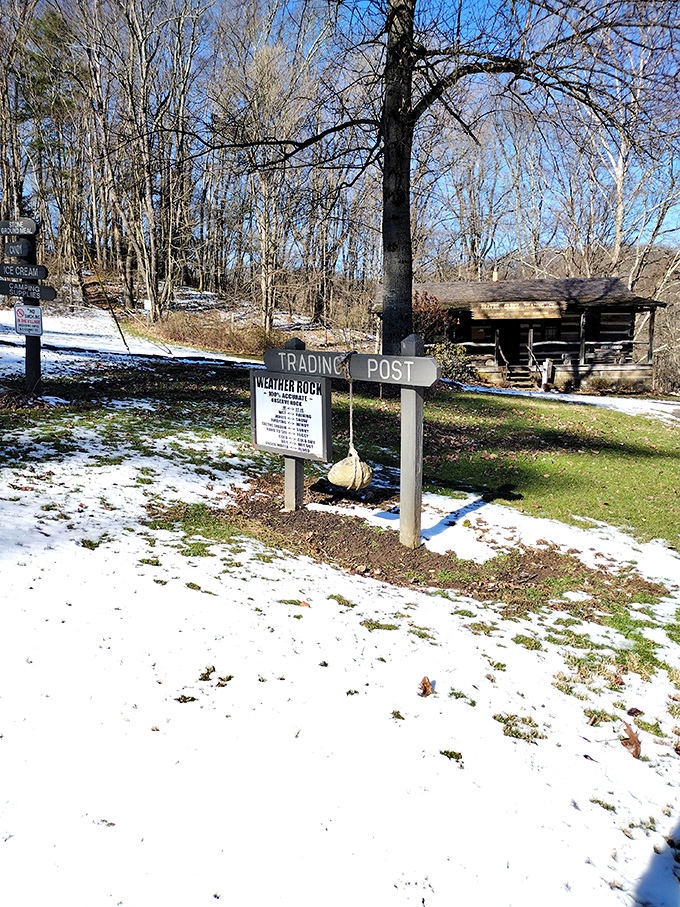 Even under winter's blanket, the Trading Post stands ready. Some places are magical in every season&mdash;this is definitely one of them.