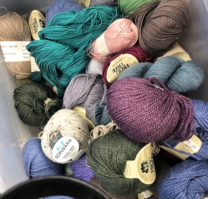 Enough yarn to knit your way through winter &ndash; or start that hobby you've been considering.