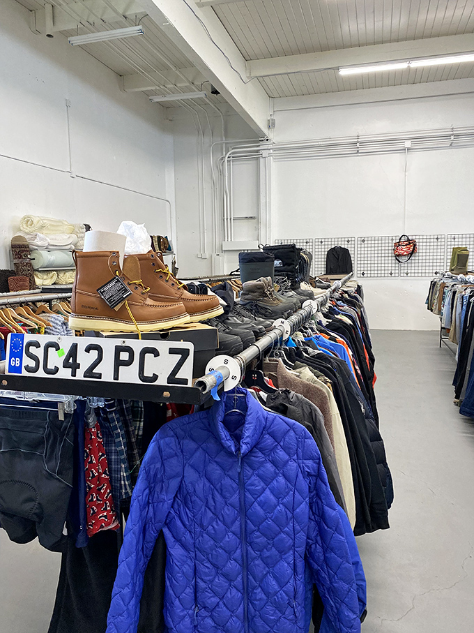 The men's clothing section offers everything from everyday wear to that blue quilted jacket that's practically begging for an Oregon autumn.