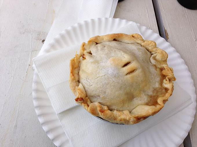 This isn't just apple pie; it's edible nostalgia. The kind of honest-to-goodness dessert that makes you momentarily forget about your diet.