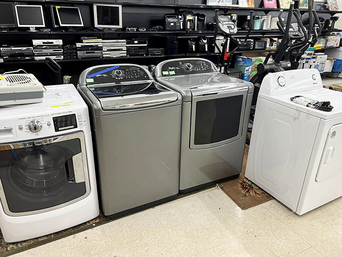 Major appliances with minor price tags. That washer-dryer set costs less than what most people spend on laundry detergent in a lifetime.