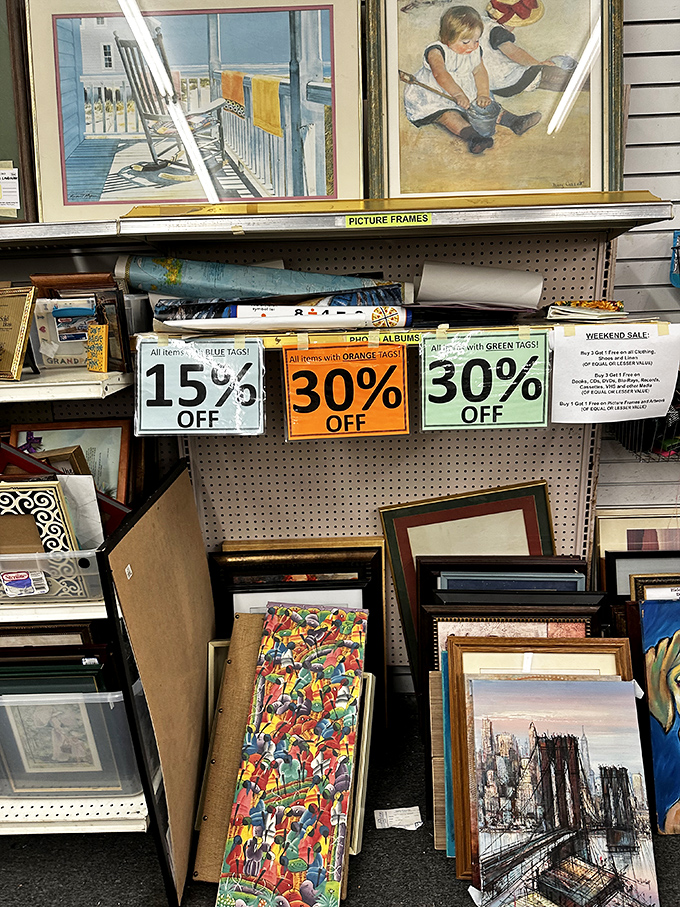 Color-coded savings! The tag system makes bargain hunting even more efficient&mdash;just follow the colors to find your perfect price point.