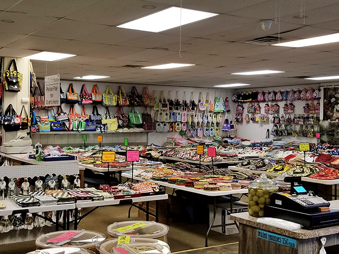 Handbag heaven where accessory dreams come true. From practical totes to statement pieces, this vendor offers more options than you have outfits—which is saying something.