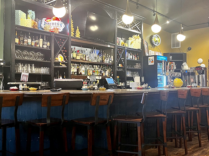 By day, breakfast paradise. By night, a bar that proves Springfield knows how to balance virtuous mornings with slightly less virtuous evenings.