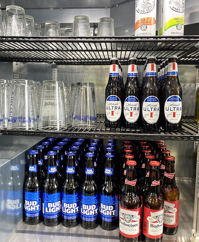 The beverage cooler speaks volumes&mdash;this is a place where cold beer and honest food create the perfect Mississippi melody.