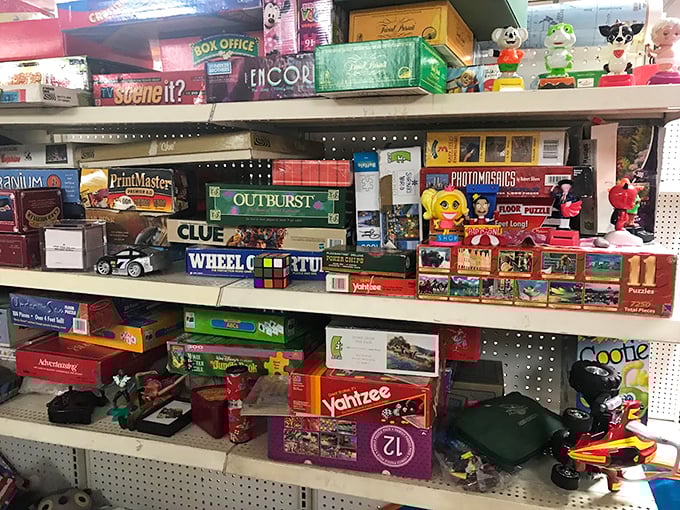 Board game heaven! Where else can you find Clue, Yahtzee, and Outburst all waiting to rescue your next family game night?