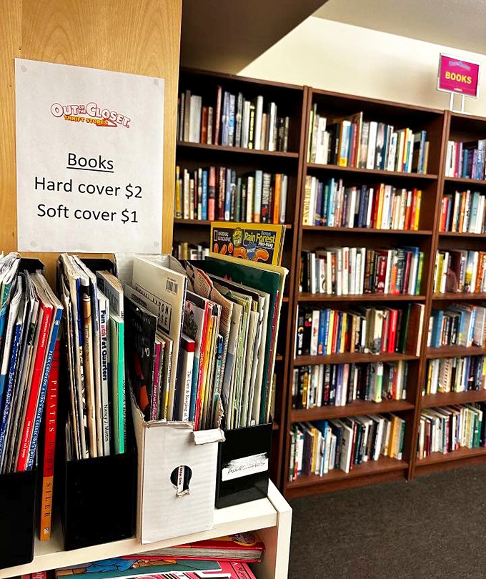 Bookworms rejoice! At $1-2 per volume, building your personal library has never been more affordable or environmentally friendly.