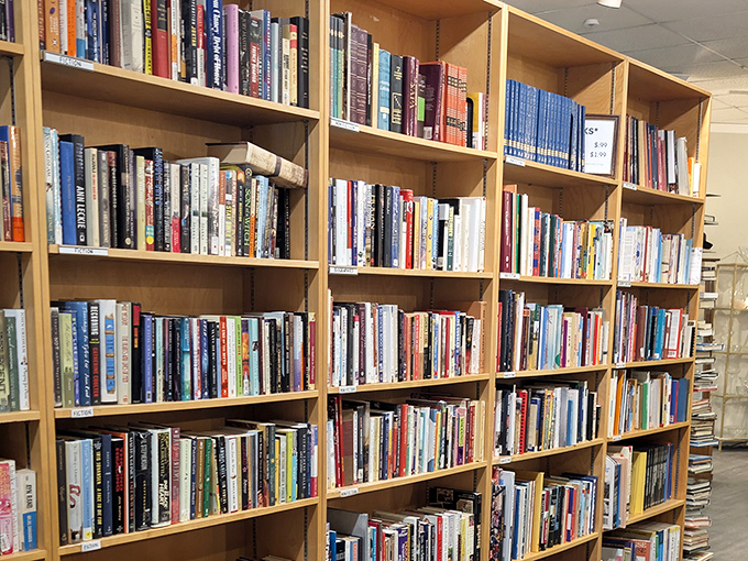 The book section rivals small-town libraries, offering literary journeys for pocket change&mdash;proof that good stories never truly go out of print.