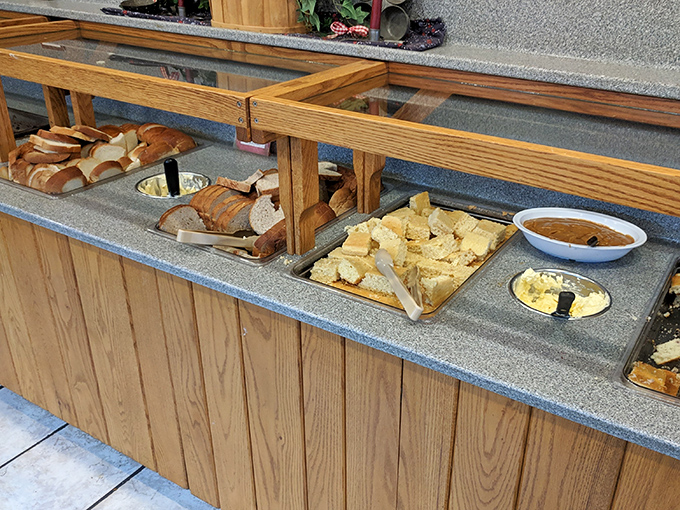 The bread station isn't just a prelude to your meal &ndash; it's a carbohydrate wonderland that deserves its own zip code.
