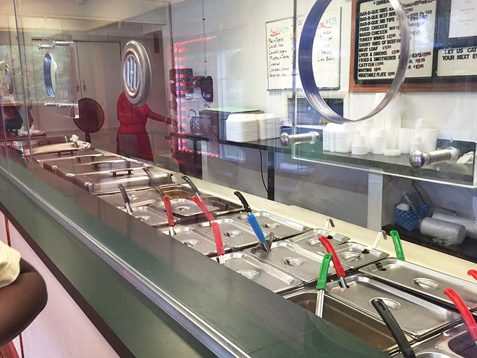 The serving line&mdash;where dreams are dished out one steam tray at a time and patience is rewarded with plates of perfection.