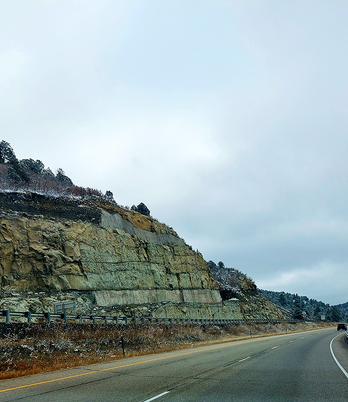 The drive to Trinidad features dramatic rock formations that look like nature's attempt at abstract sculpture&mdash;and quite successful, I'd say.