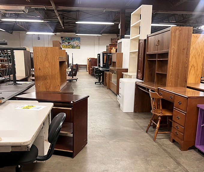 Office furniture galore! Transform your work-from-home setup from "kitchen table desperation" to "executive suite" without the executive price tag.