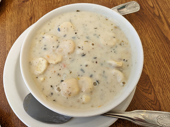 This clam chowder isn't just a soup&mdash;it's a warm, creamy hug in a bowl that makes foggy Monterey afternoons feel like a blessing.