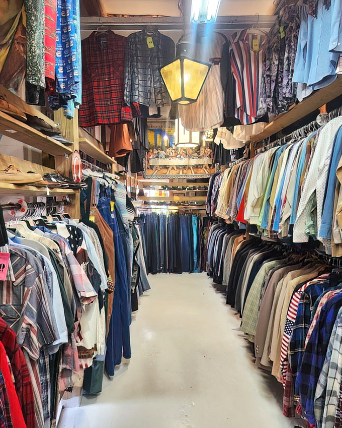 The Mona Lisa watches over a kingdom of vintage treasures. Even she seems impressed by the collection's scope and splendor.