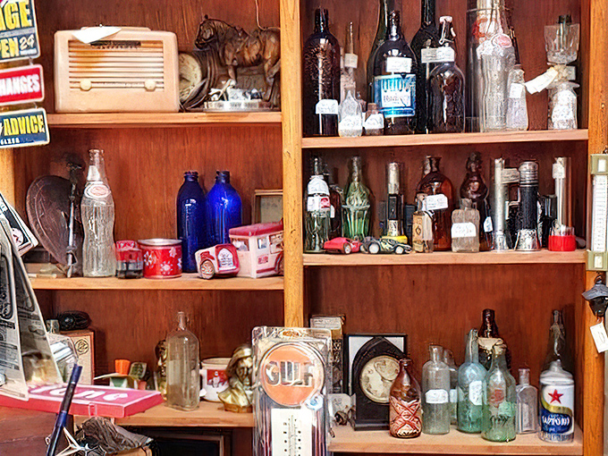 Vintage bottles tell stories of bygone brands and beverages. That cobalt blue glass? It's practically currency in the collector's world.