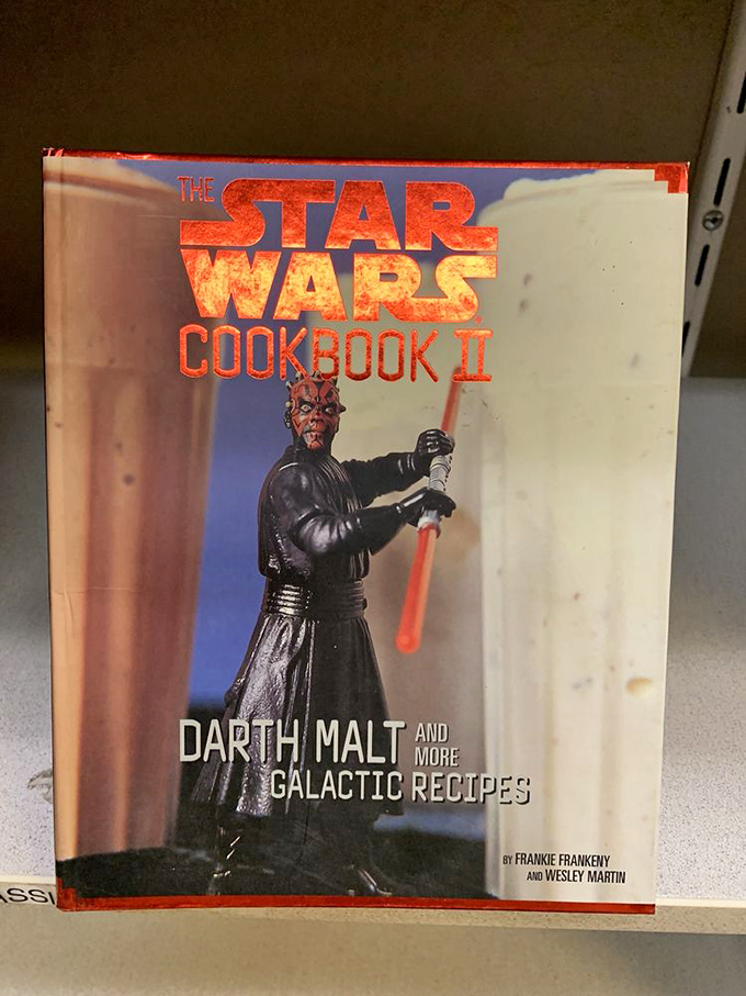 "The Star Wars Cookbook II: Darth Malt"—proof that the Force is strong with White Dove's book selection. May the forks be with you!