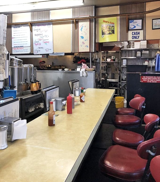 The counter isn't just where you eat&mdash;it's command central where coffee flows freely and breakfast dreams become delicious reality.