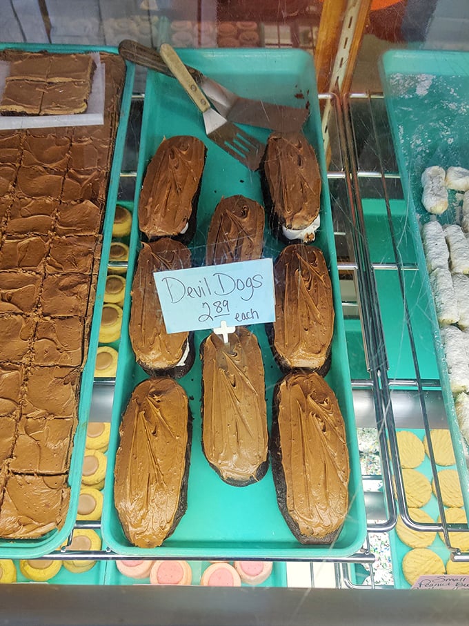 Devil dogs with chocolate frosting prove that sometimes the best treats are the ones that take you straight back to childhood.