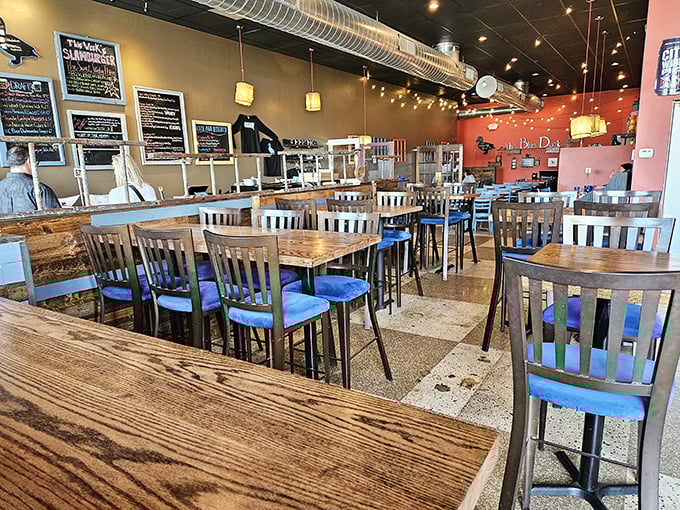 The dining room hums with the satisfied murmurs of people having the kind of meal they'll tell their friends about tomorrow.