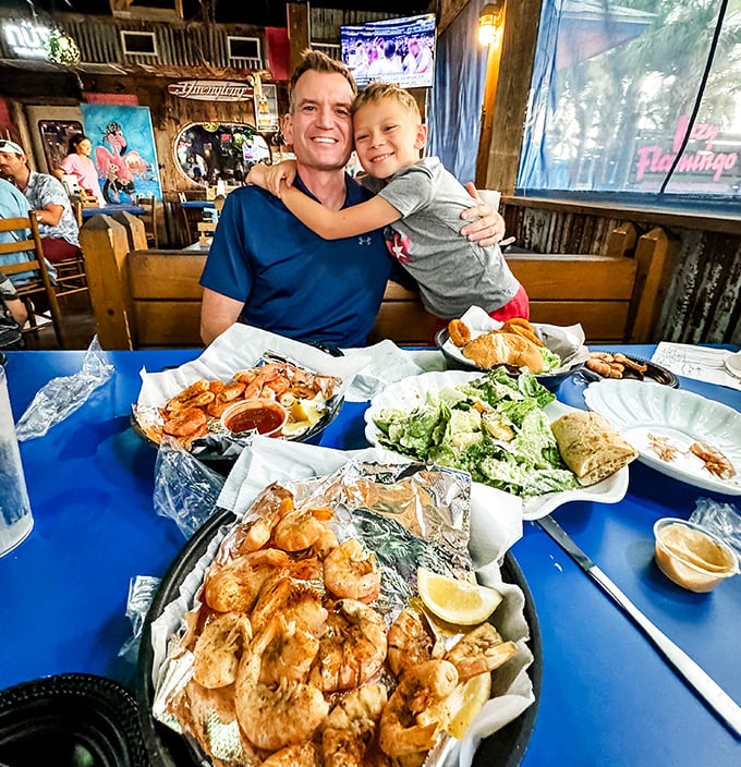 The true measure of a great Florida seafood spot: families creating memories over platters of seafood that will have them talking for years.