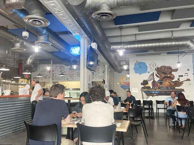 The diverse crowd speaks volumes&mdash;when the food is this good, strangers become temporary family united by the universal language of "mmmmm."