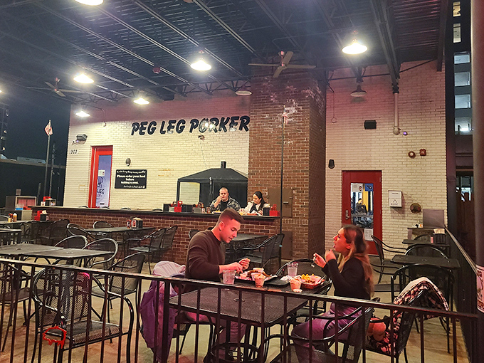 The outdoor patio offers a chance to digest while debating which meat deserves your loyalty. Spoiler alert: it's all of them.