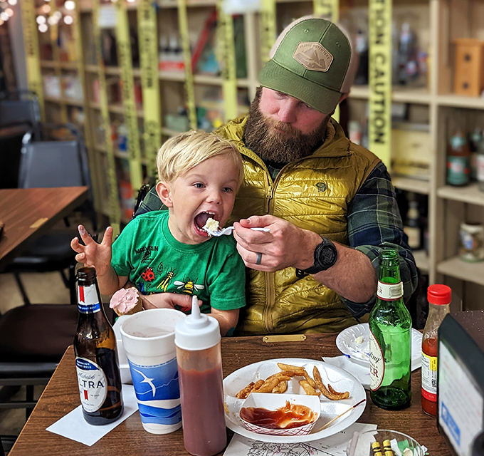 Passing food traditions down generations&mdash;this moment between father and child contains more nourishment than just what's on the plate.
