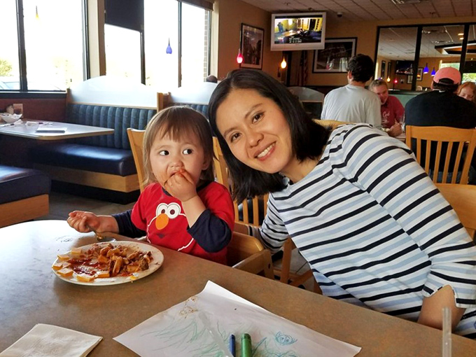 The restaurant welcomes diners of all ages, proving that appreciation for a good breakfast is something we're born with, not taught.