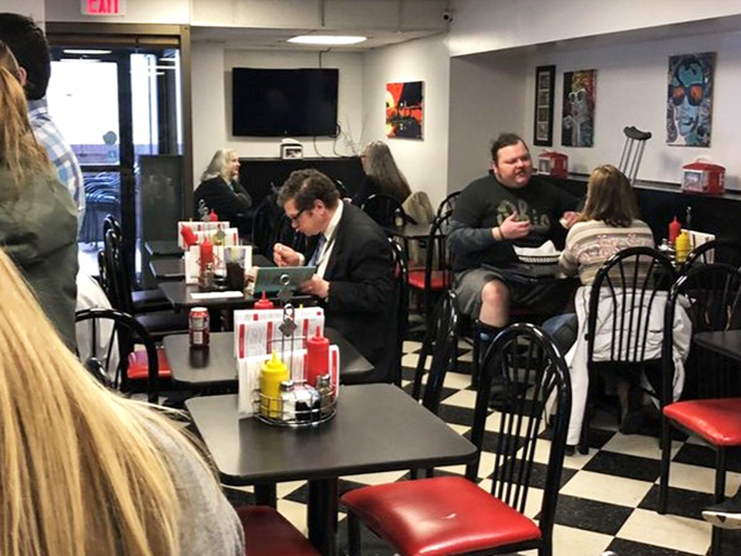 The lunch rush&mdash;that beautiful symphony of clattering plates, murmured conversations, and the collective joy of people making excellent food decisions.