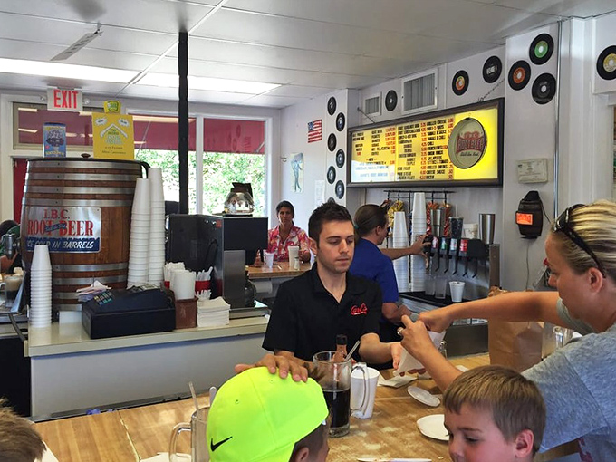The counter experience at Carl's is democracy in action&mdash;everyone equal in the pursuit of the perfect burger and float.