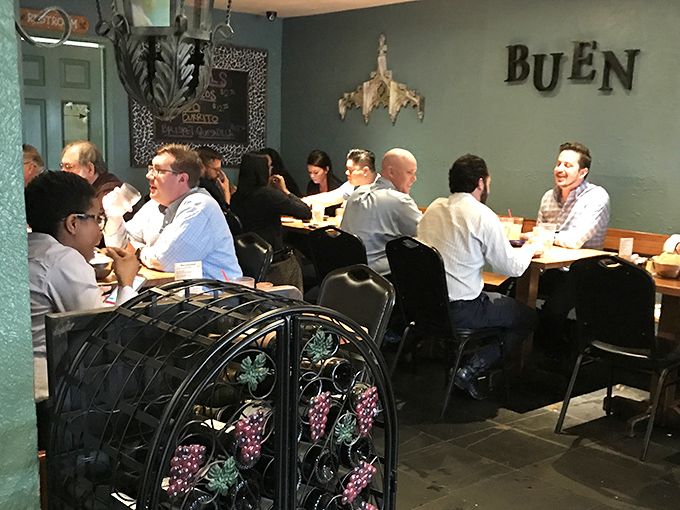 The dining room buzzes with the universal language of "mmm" as patrons experience what might be Dallas's most authentic Tex-Mex gathering.
