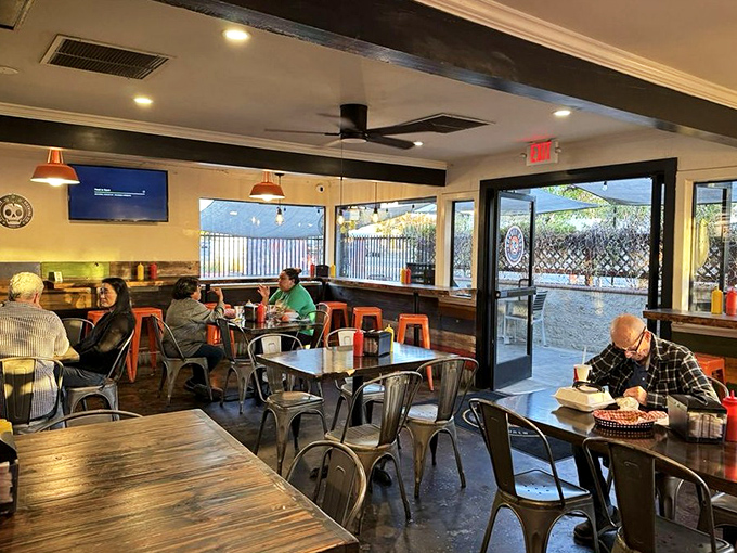 The universal language of good food brings people together in this cozy space where strangers often become friends over shared appreciation of exceptional eats.