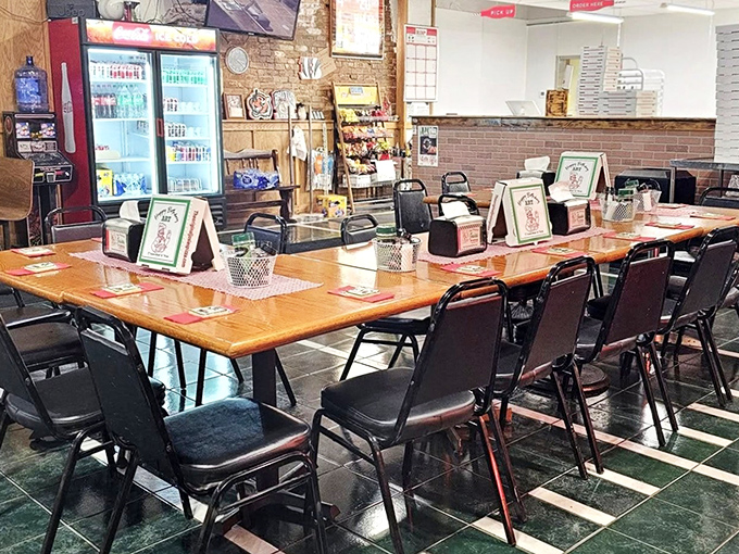 Long tables await the birthday parties, post-game celebrations, and "I don't feel like cooking" Tuesday nights that make up the fabric of Columbus life.