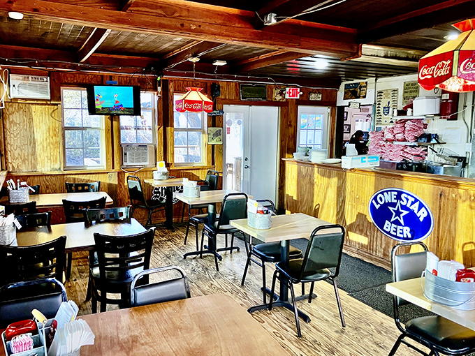 The dining room feels like Texas hospitality incarnate&mdash;unpretentious, welcoming, and ready to witness your impending food coma.