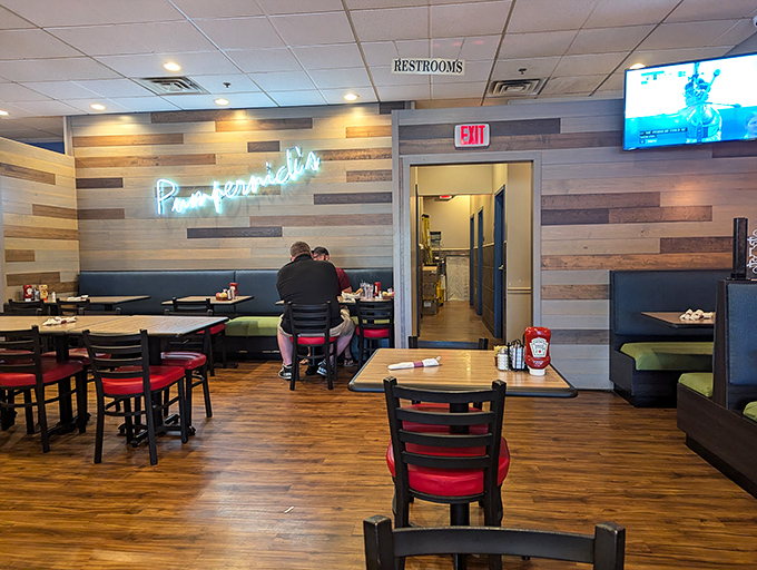 Dining area strikes the perfect balance between casual comfort and functional simplicity for maximum enjoyment.