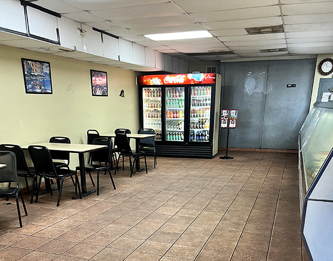 Simple tables and chairs that have witnessed countless "first bite" faces&mdash;that wide-eyed look when someone discovers seafood nirvana.