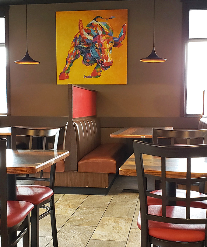 The dining area feels like being invited into someone's stylish living room, if that living room specialized in serving incredible Mexican food.