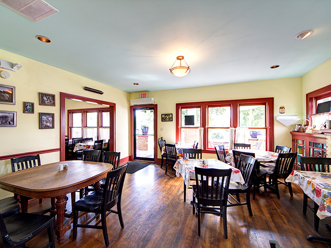 The dining room feels like it was designed for both intimate conversations and the kind of laughter that makes strangers smile.