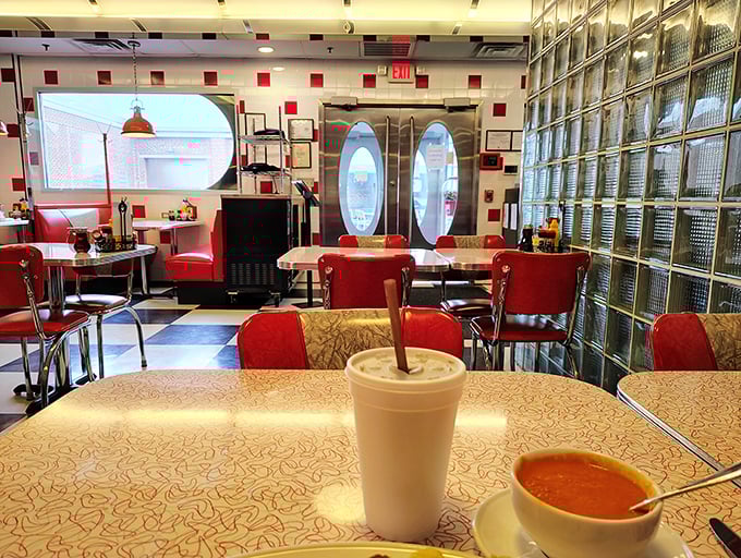 The dining room buzzes with conversation and contentment, proof that great food naturally creates great community moments.