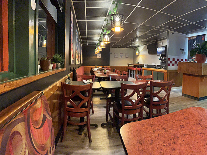 Warm lighting and thoughtful touches create the perfect backdrop for memorable meals and conversations.