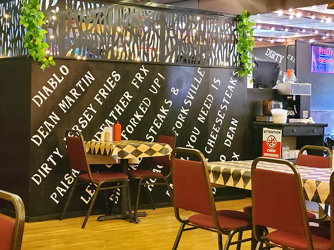 The wall of sandwich fame showcases local legends. In the church of hoagies, these are the stained glass windows.