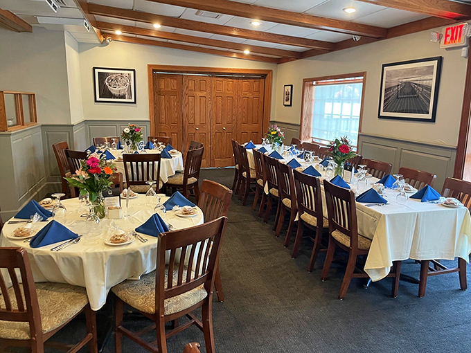 A private dining room where memories are made, from anniversary celebrations to those "just because" gatherings that often turn out to be the most memorable.