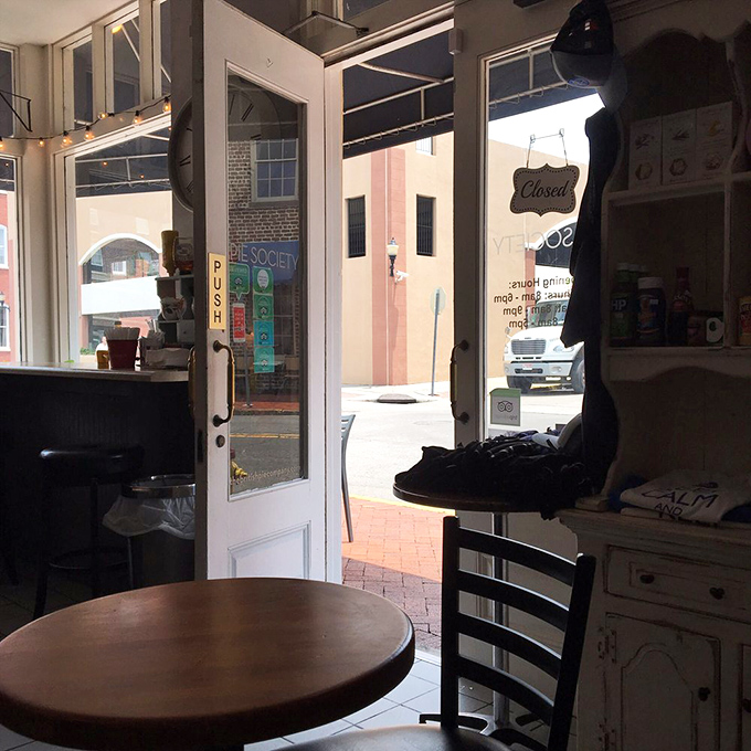 The view from inside feels like a secret clubhouse where the password is "pie" and everyone's already your friend.