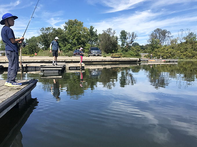 Fishing at Punderson isn't just about catching dinner—it's about catching moments of perfect stillness in a world that never stops moving.